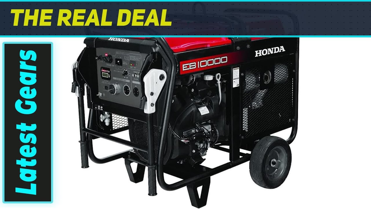 HONDA EB10000 Generator: A Powerful Commercial Solution - YouTube