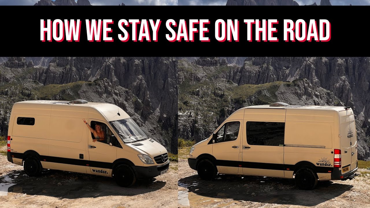 One thing we do to keep safe while we travel | Mercedes sprinter van ...