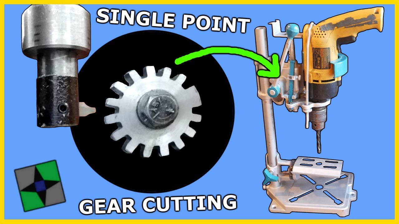 Machining a New Gear for Hand Drill Press - YouTube