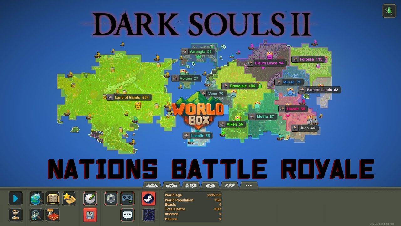 [WorldBox] Dark Souls 2 - Nations battle royale - YouTube