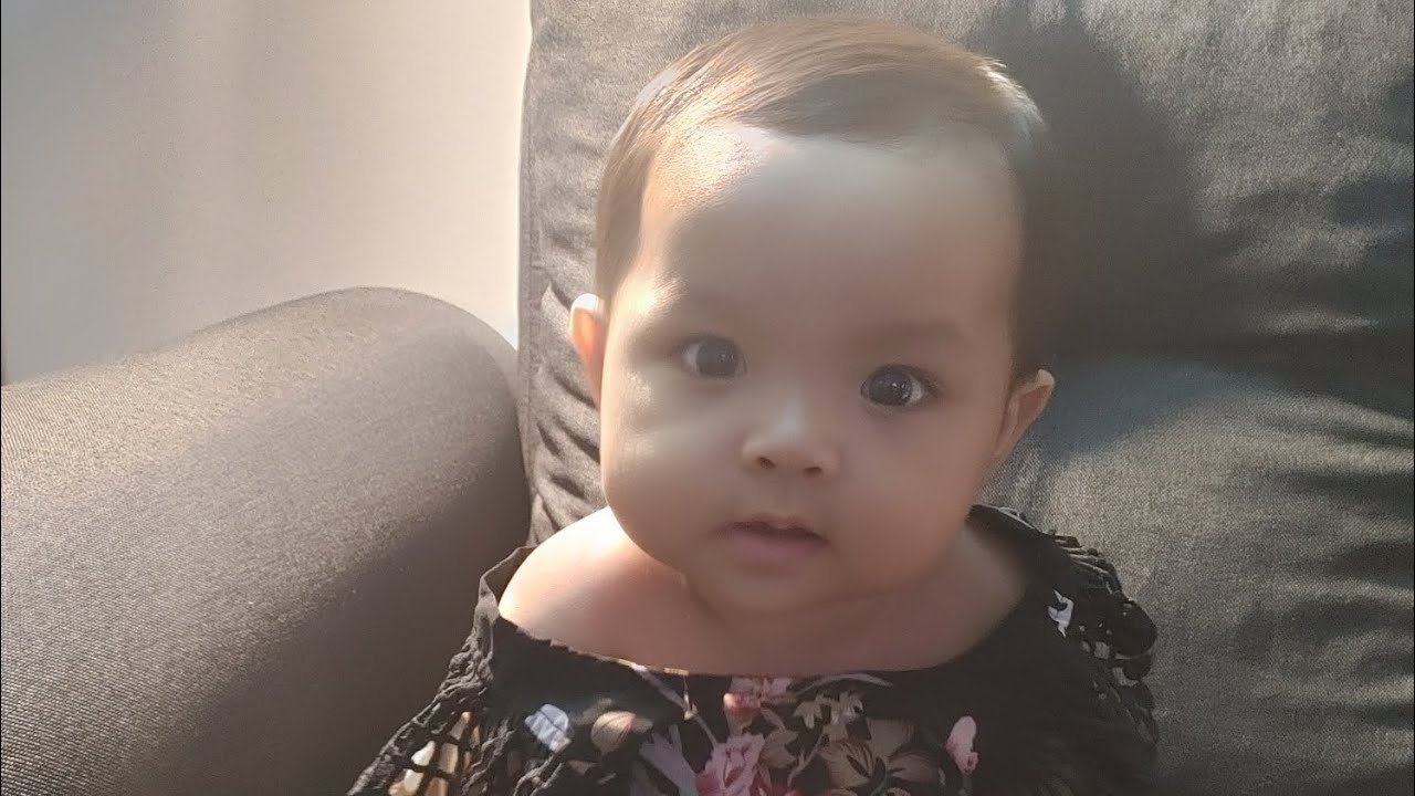 Baby Jaiya Laughing Spree Part (ft her bolster pillow) - YouTube