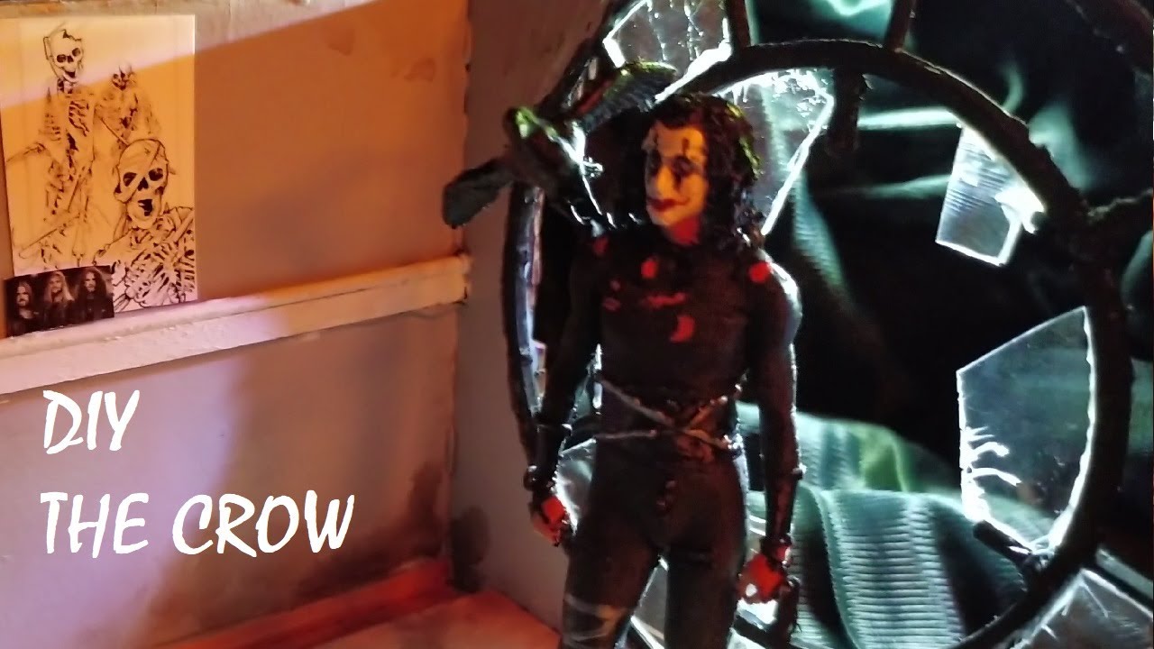miniatura EL CUERVO/ THE CROW DIY - YouTube