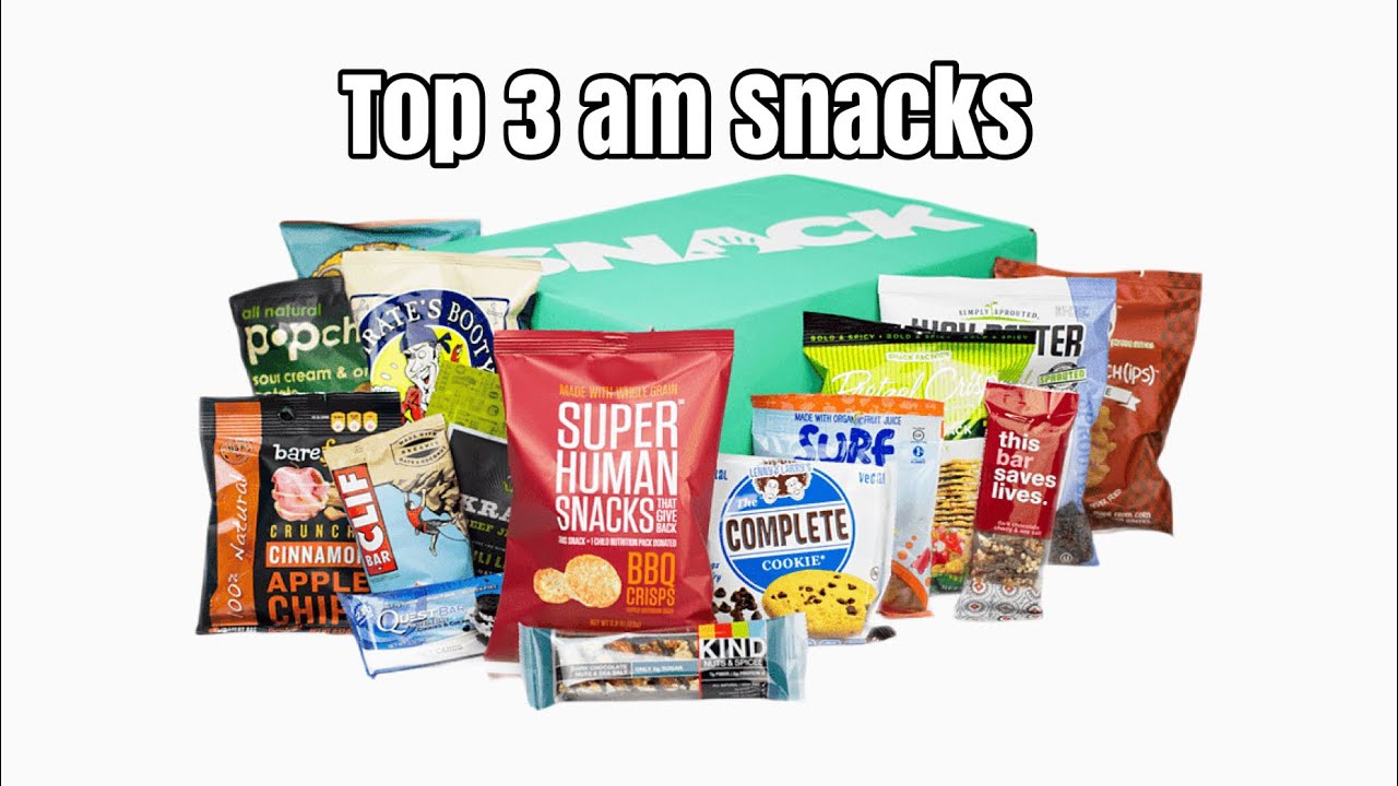 Top 3 Am Snacks - YouTube
