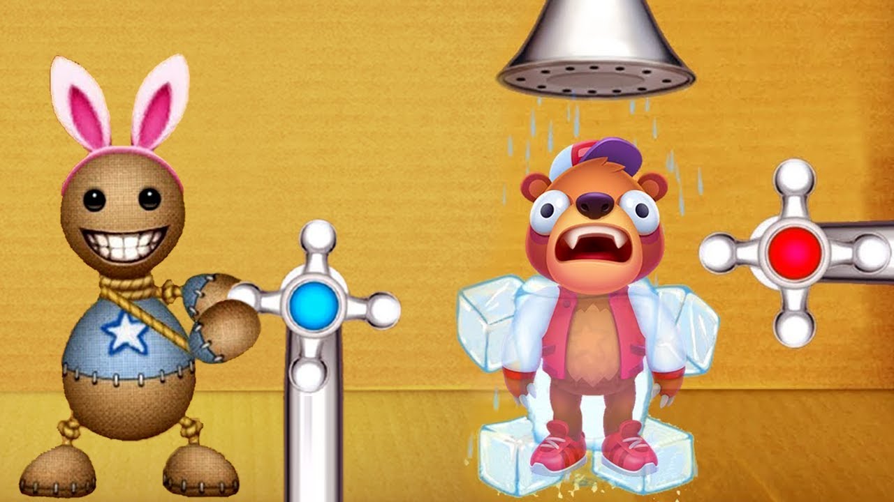 Kick the Buddy vs Despicable Bear Android Gameplay Walkthrough 2021 | Crazy Bathroom - YouTube