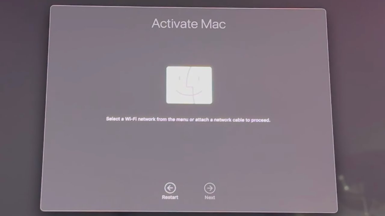 Stuck on "Activate Mac" Screen FIX - YouTube