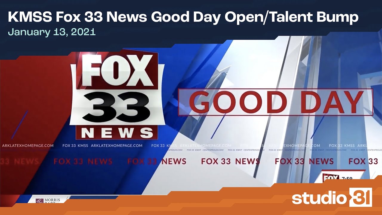 KMSS Fox 33 News Good Day Open/Talent Bump, 1/13/2021 - YouTube