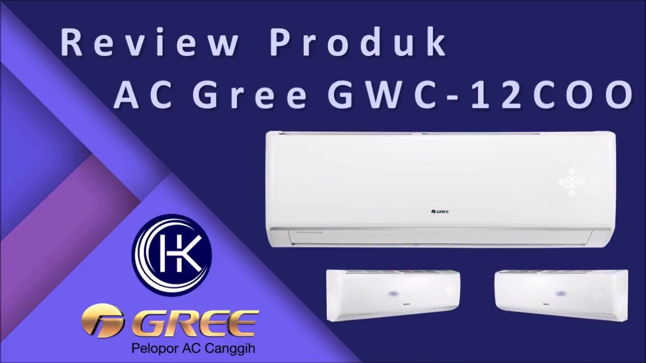 AC Gree GWC 12COO Low Watt - YouTube