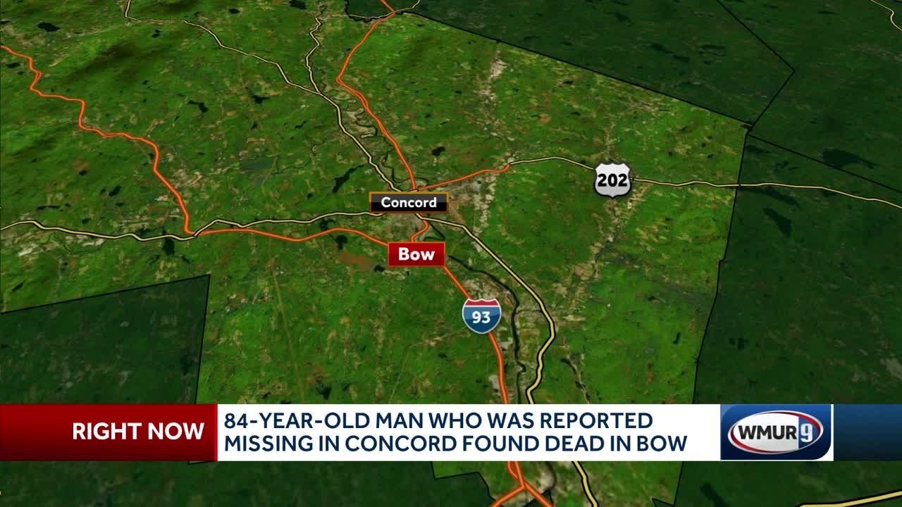 84-year-old who was reported missing in Concord found dead in Bow - YouTube