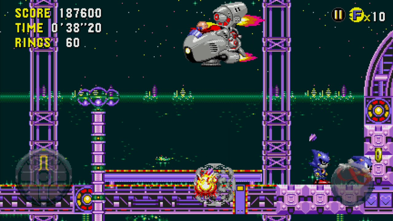 Sonic The Hedgehog CD, Metal Sonic Boss Fight (Stardust Speedway: Good ...