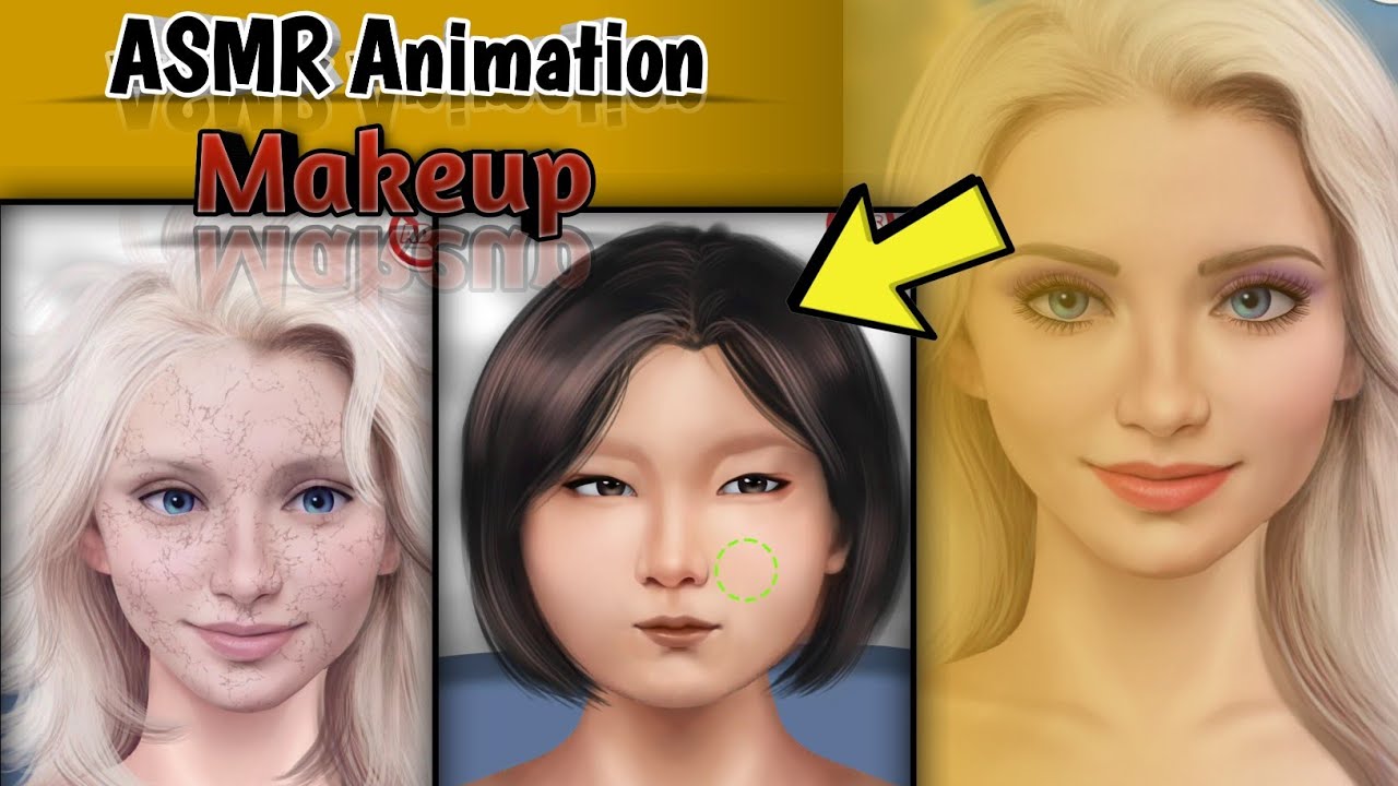 ASMR Dirty Hair Maggot & Worm Removal | Deep Cleaning Animation of Girl ...