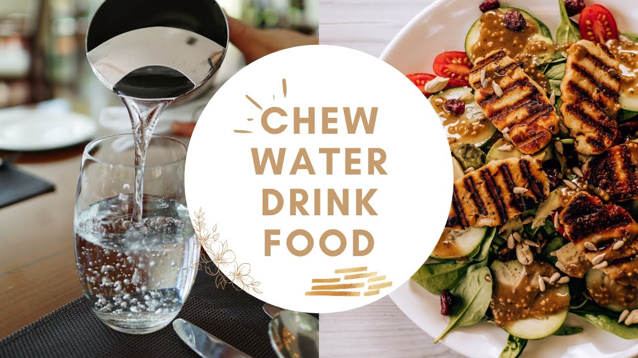 Top 5 Benefits of Drinking Water || Chew Water & Drink Food ...
