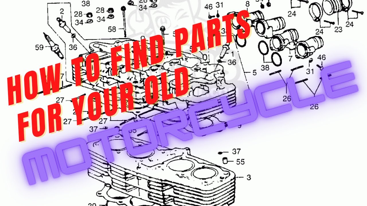 How to find parts for your old motorcycle - YouTube