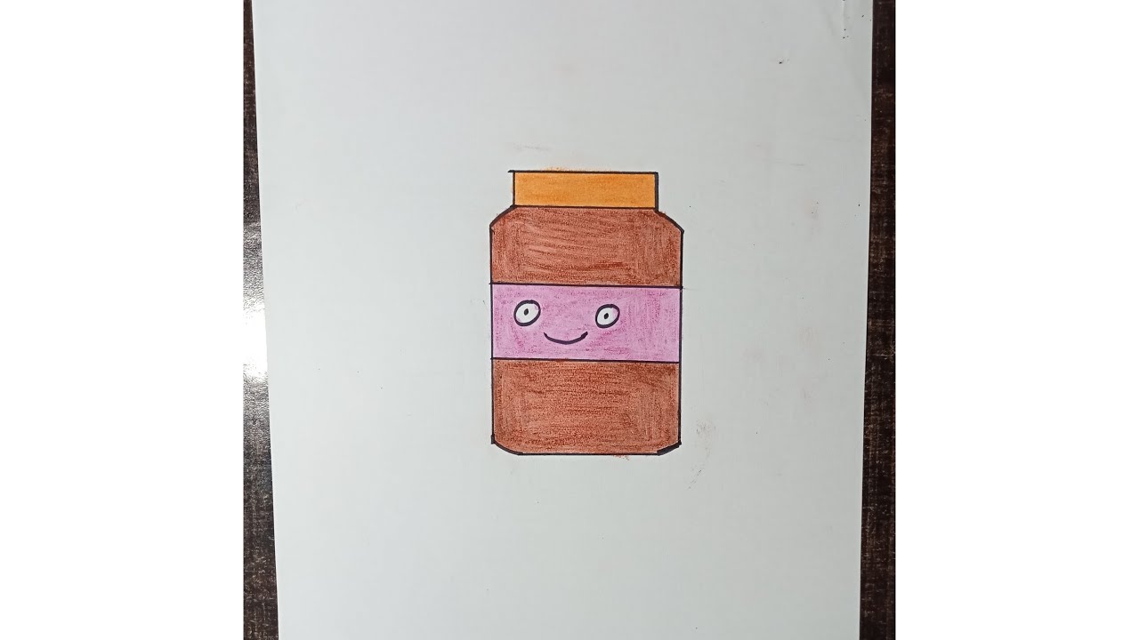 How to draw nutella drawing | easy drawing | step by step | - YouTube