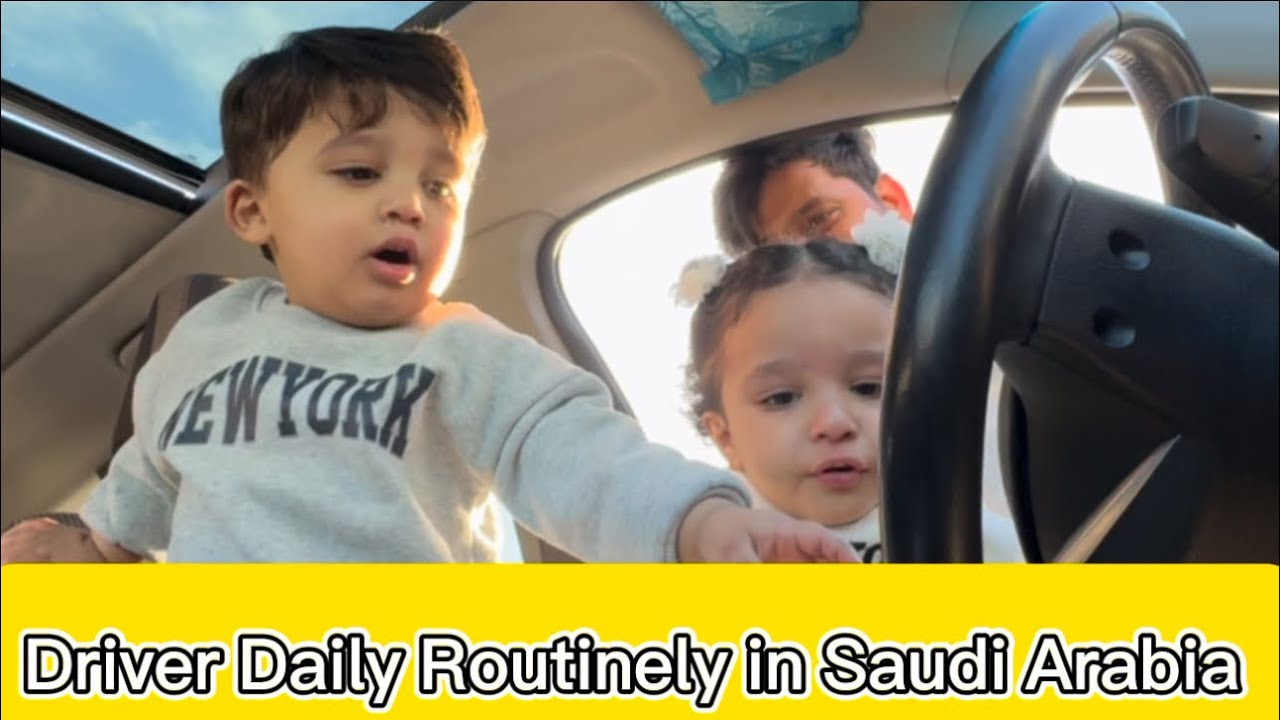Driver Daily Routine in Saudi Arabia Riyadh Day 137 full Hind video # ...