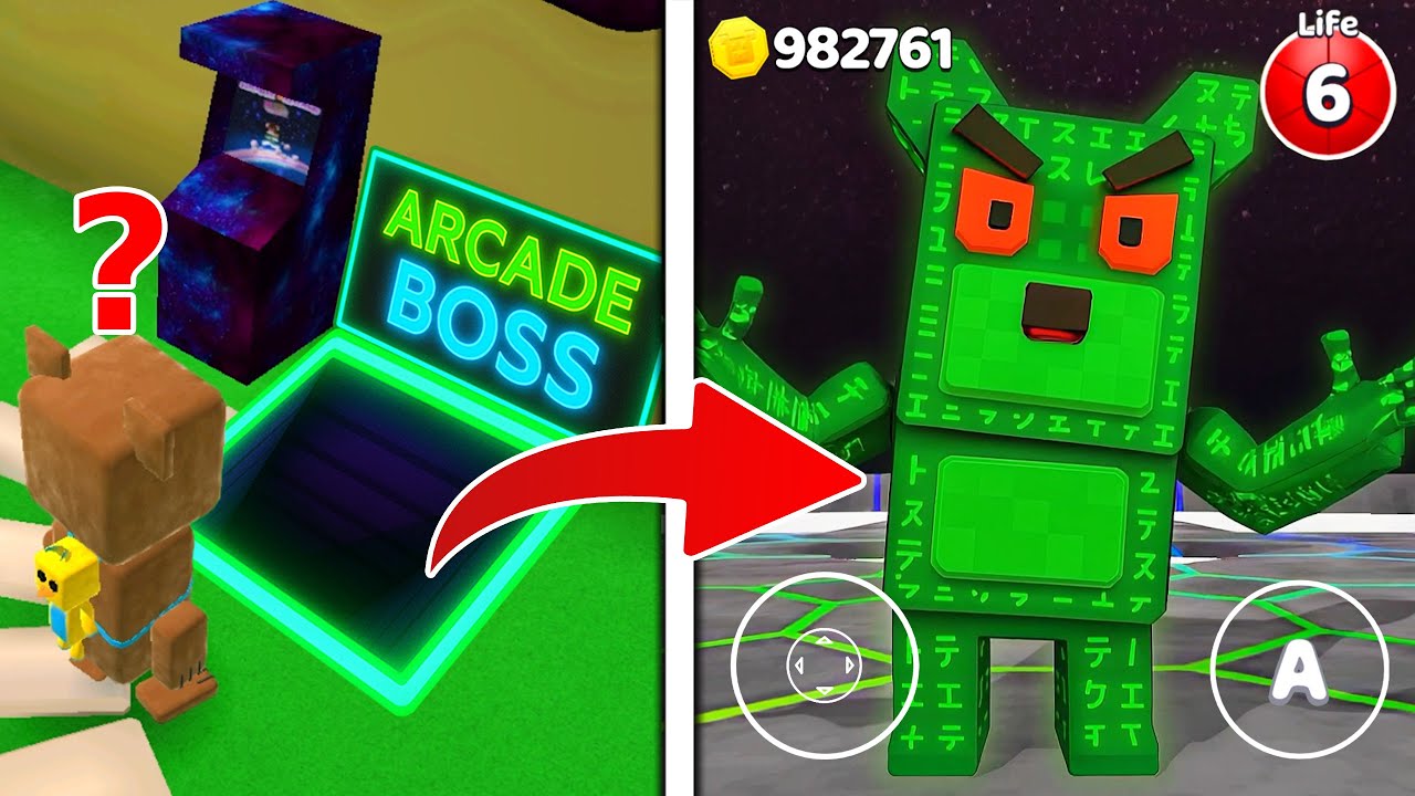 New ARCADE BOSS Update 😱 Super Bear Adventure Gameplay Walkthrough ...