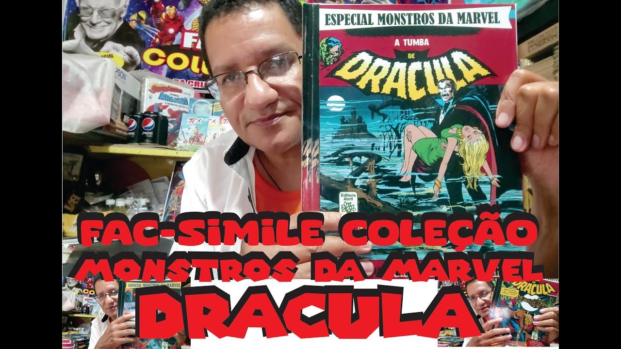 FAC-SIMILE COLEÇÃO MONSTROS DA MARVEL DRÁCULA - YouTube