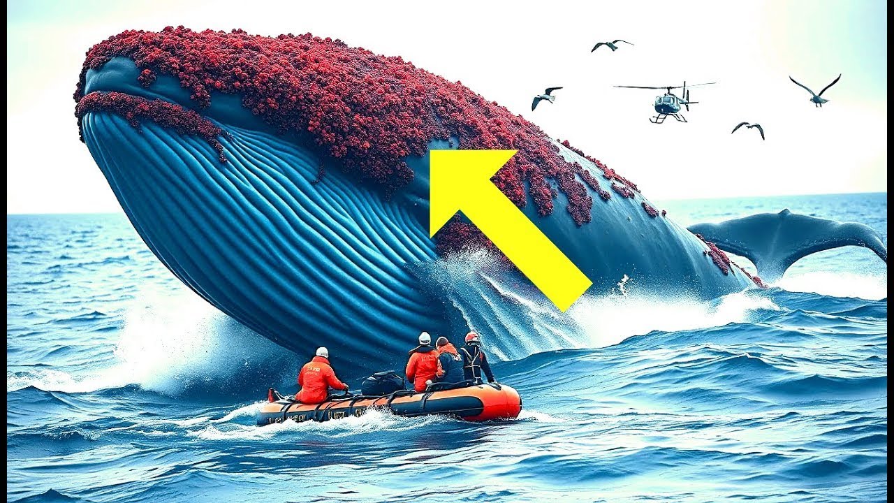 A Miraculous Rescue! Rescued Team Save Giant Blue Whale from Millions ...
