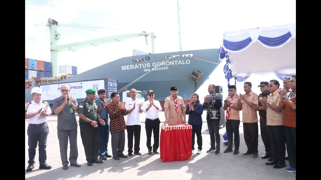 Gub NTT Resmikan Pelayaran Perdana Kapal Meratus Gorontalo Voyage ...