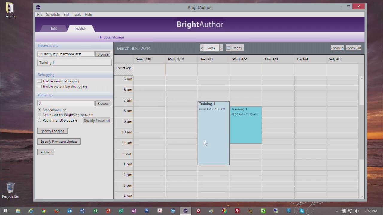 BrightSign Training 3.4.1 Intro and Calendar Basics - YouTube