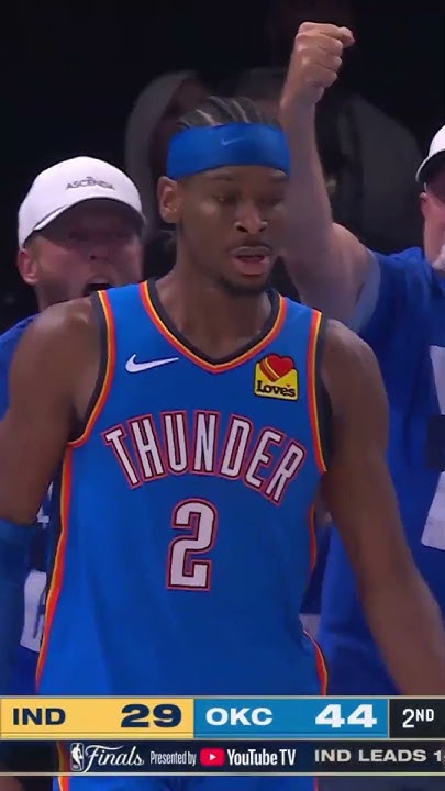 亞歷山大高難度突破上籃打成2+1 #溜馬vs雷霆 #g2 #nba總決賽 #體育 #basketball #籃球 - YouTube