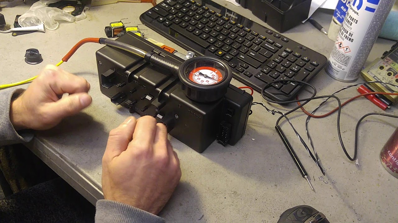 Mercedes CL500 PSE pump repaired. Bench test - YouTube