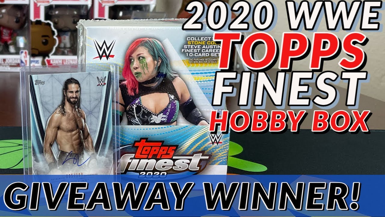 WWE Topps Finest 2020 Hobby Box Break #3 - Dual Auto! + Subscriber ...