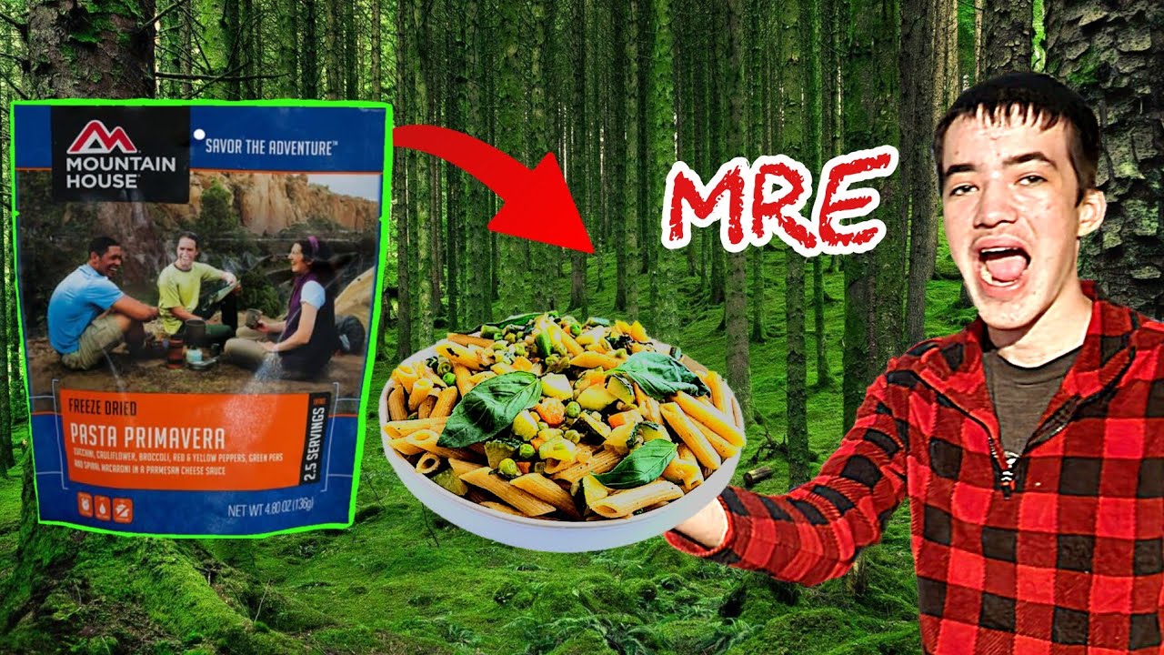 Making Mre Military Food!!! (Pasta Primavera) - YouTube