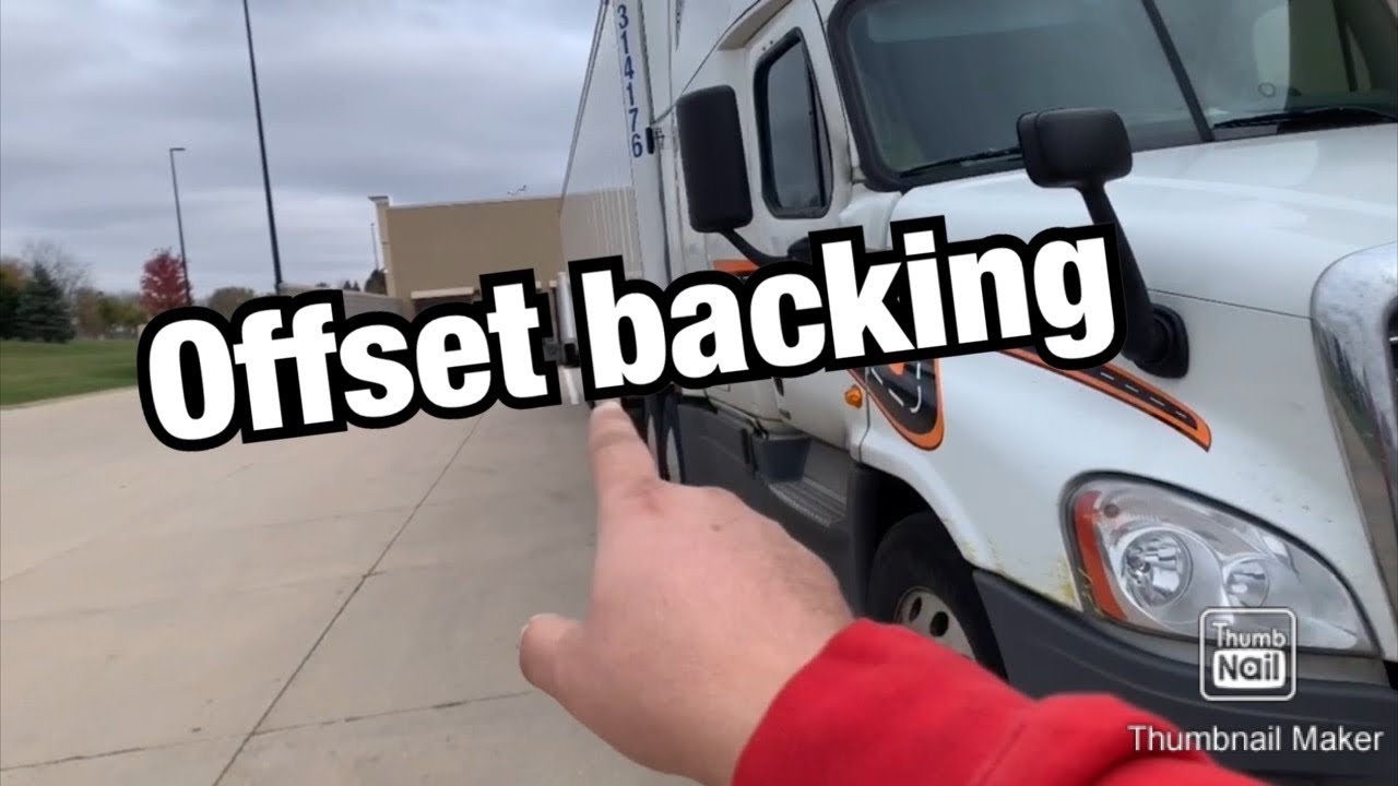 الرجوع بالشاحنة على طريقة ( Offset backing) - YouTube