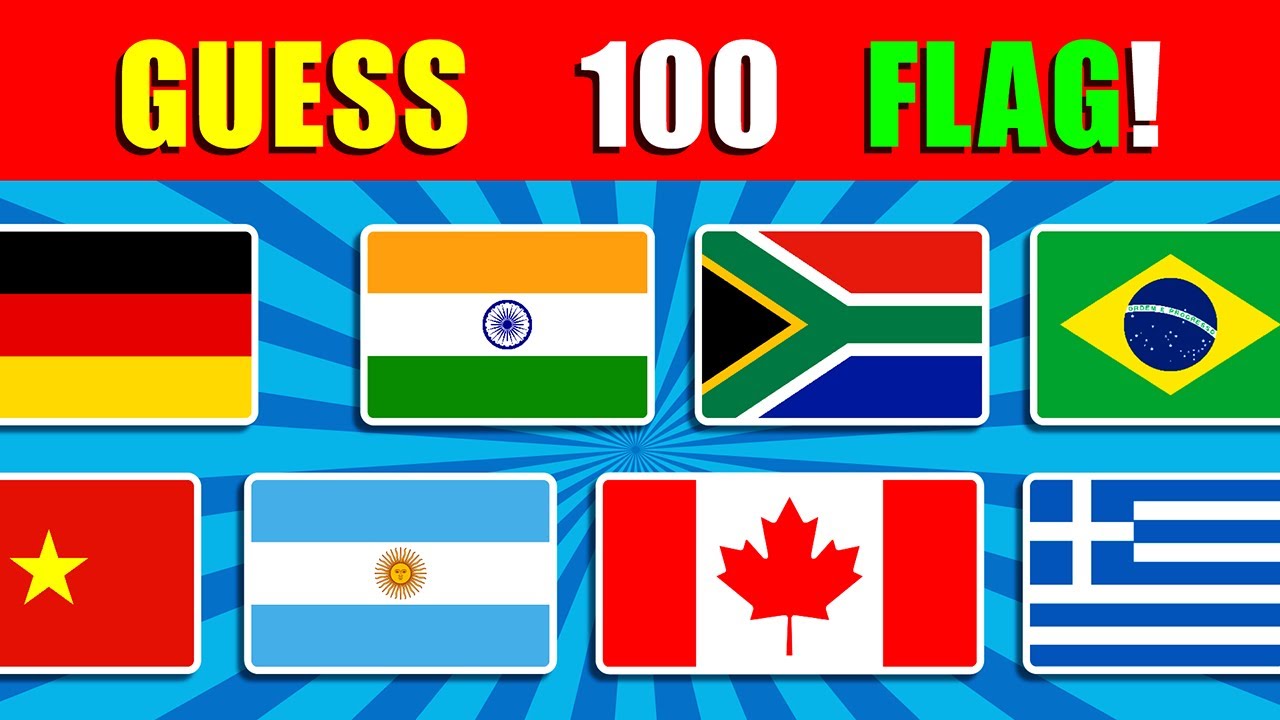 Guess the Flag Quiz | Can You Guess the 100 Flags?🤔🧠🏆 | Guess the ...