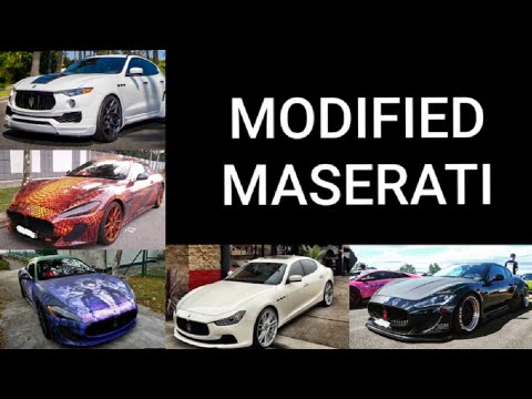 Modified Maserati Cars||Wrapped Maserati Cars||Modified cars in india ...