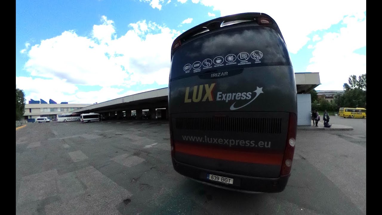 2016リトアニア→ラトビア LUX Express その2 Vilnius LITHUANIA to Riga LATVIA - YouTube
