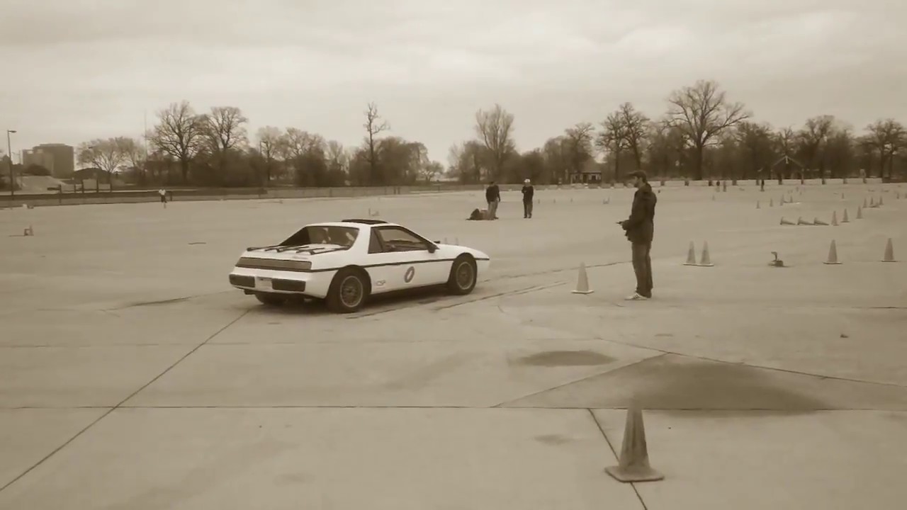 Pontiac Fiero 1985 V6 CSP 0 Detroit SCCA Season opener Run 2 2011-05-01 ...
