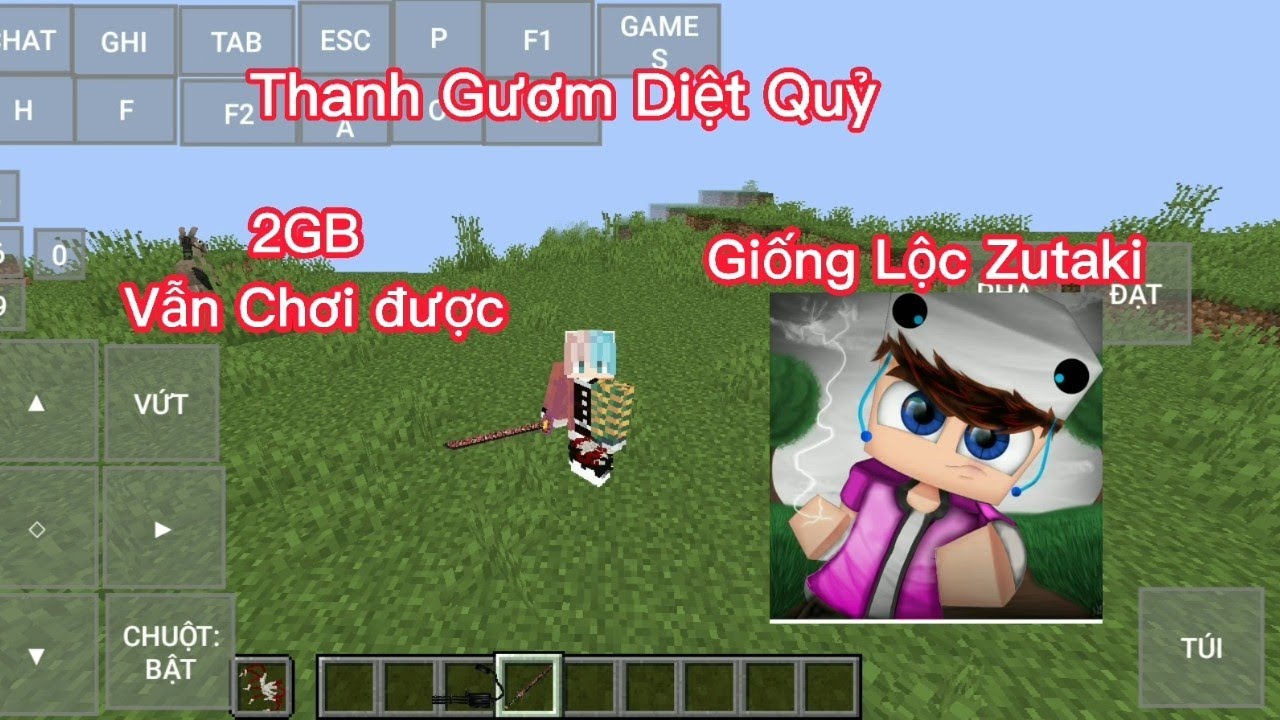 [MCPC] cách tải mod Thanh Gươm Diệt Quỷ giống Lộc Zutaki cho máy 2GB ...