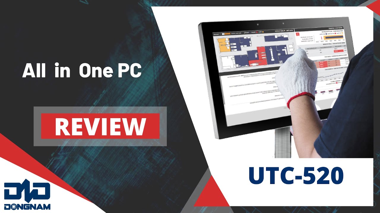 Máy tính cảm ứng all in one UTC 520 - màn hình 21.5 inch FULL HD1080 - YouTube