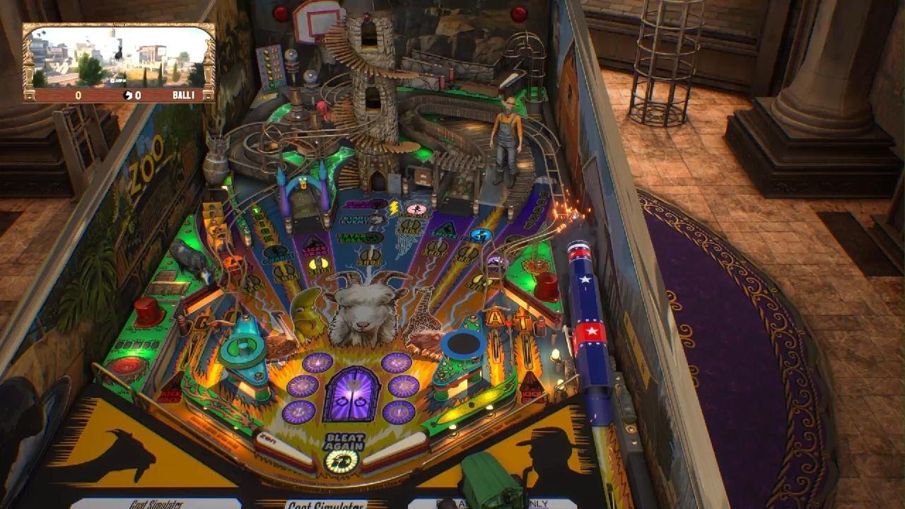 Pinball FX Goat Simulator Bad Game Play, No Commentary - YouTube