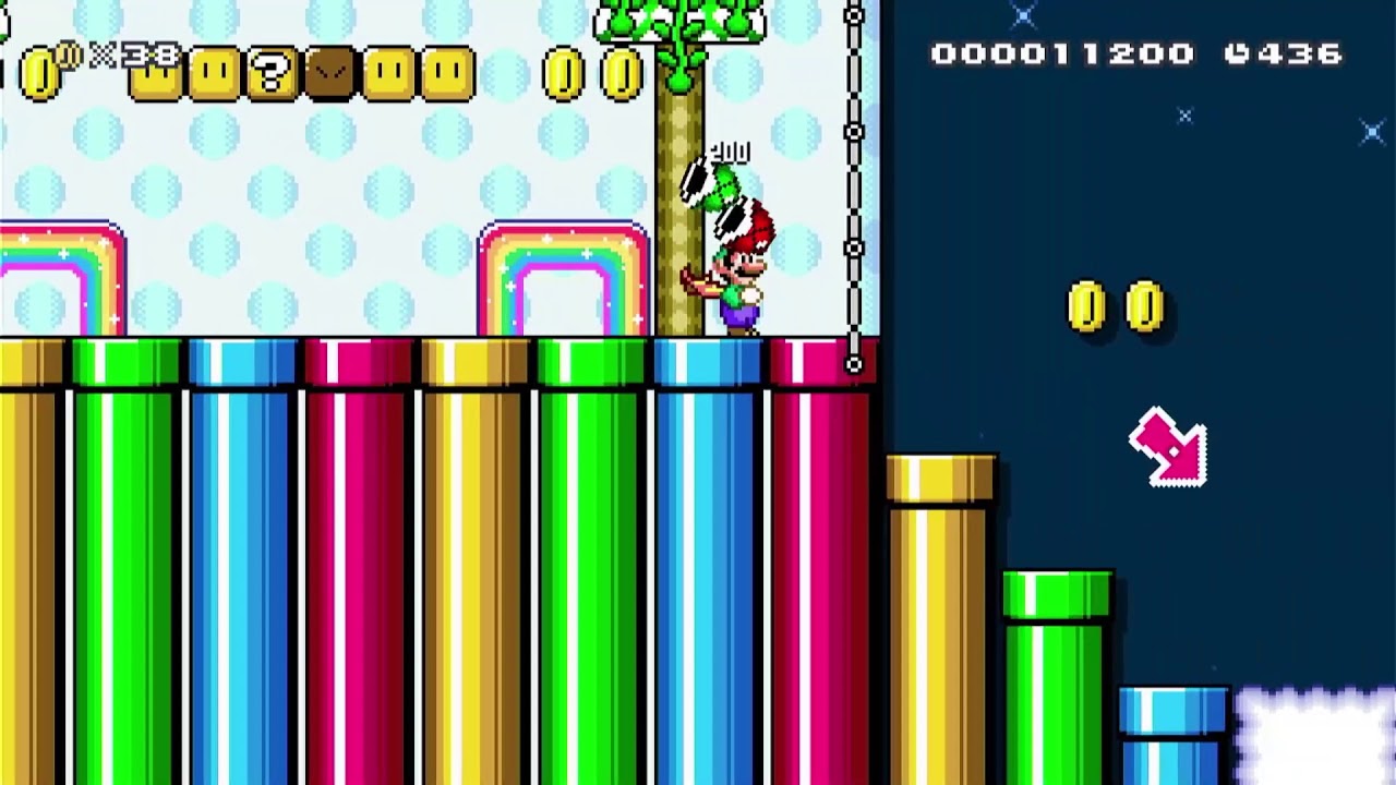 Cotton Candy Wonderland || SUPER MARIO MAKER 2 DAILY LEVEL - YouTube