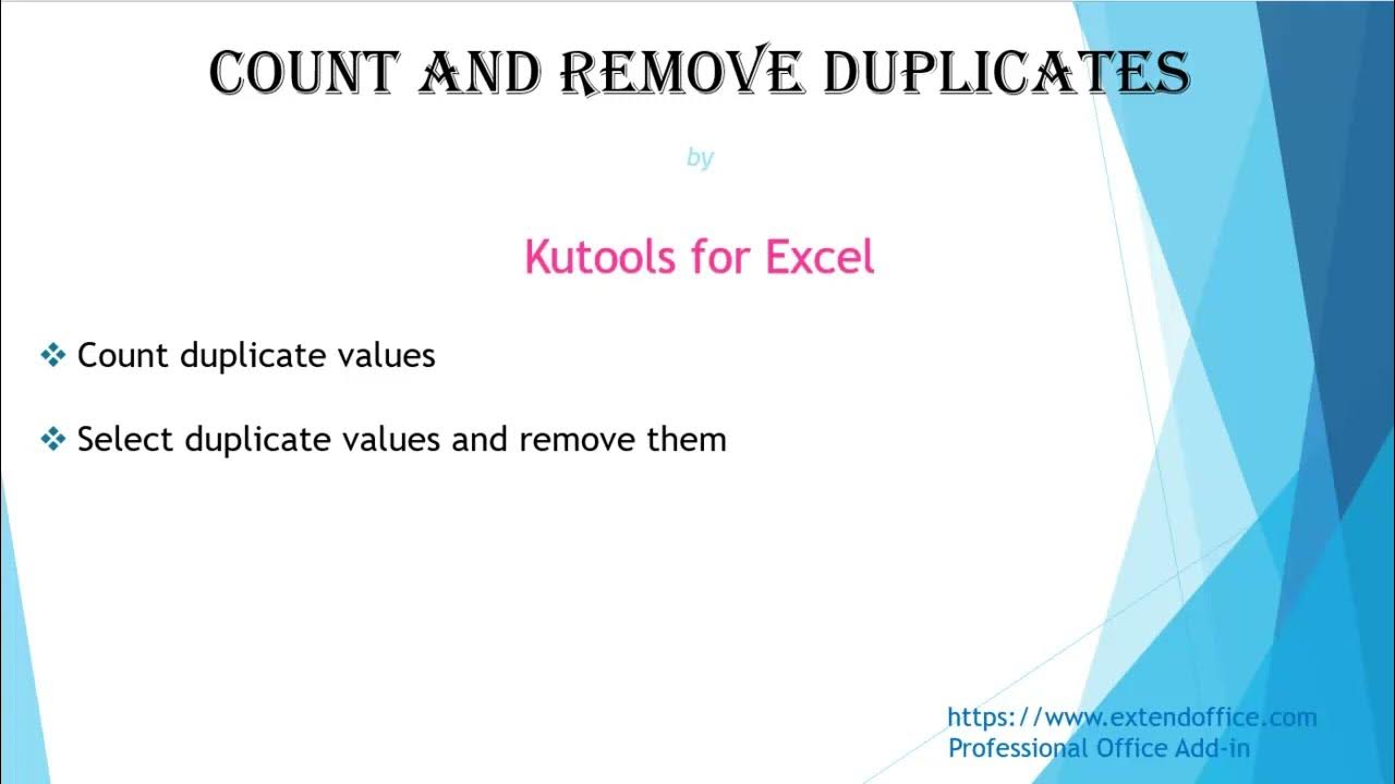 How To Count And Remove Duplicates From A List In Excel YouTube how-to-count-and-remove-duplicates-from-a-list-in-excel-youtube