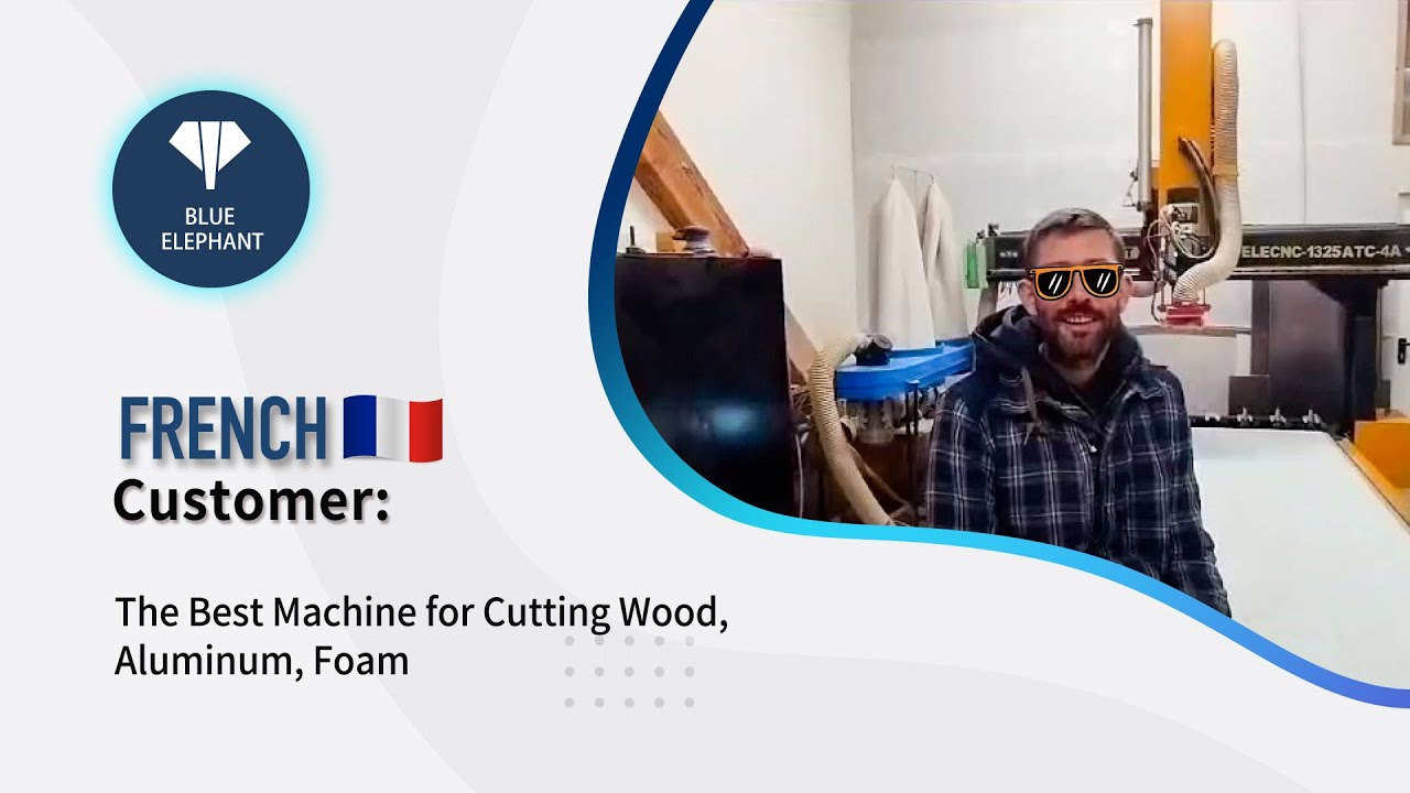 ELECNC1325 4-Axis ATC CNC Woodworking Machine for Foam and Aluminum for ...