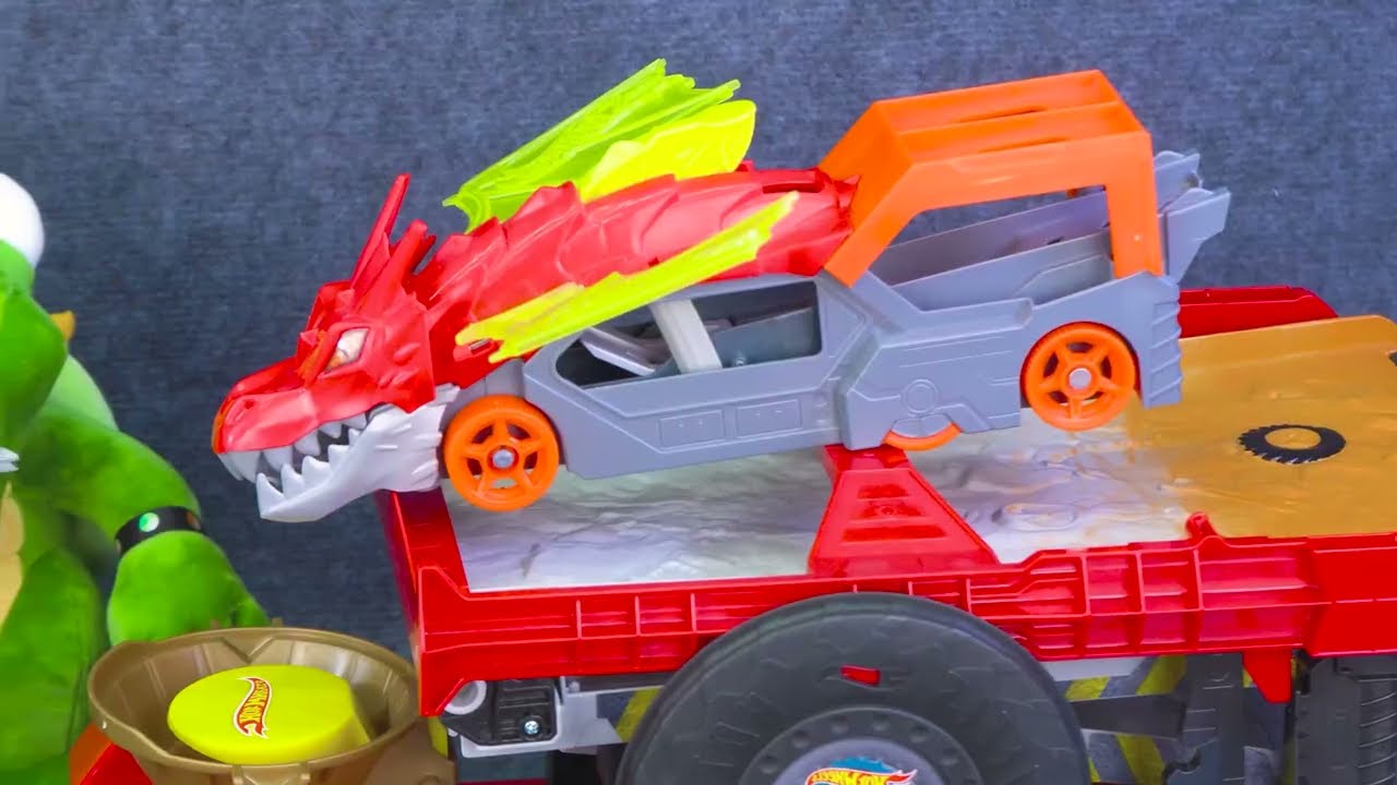 Hot Wheels Collection Unboxing Review ASMR | Hot Wheels City T-Rex ...