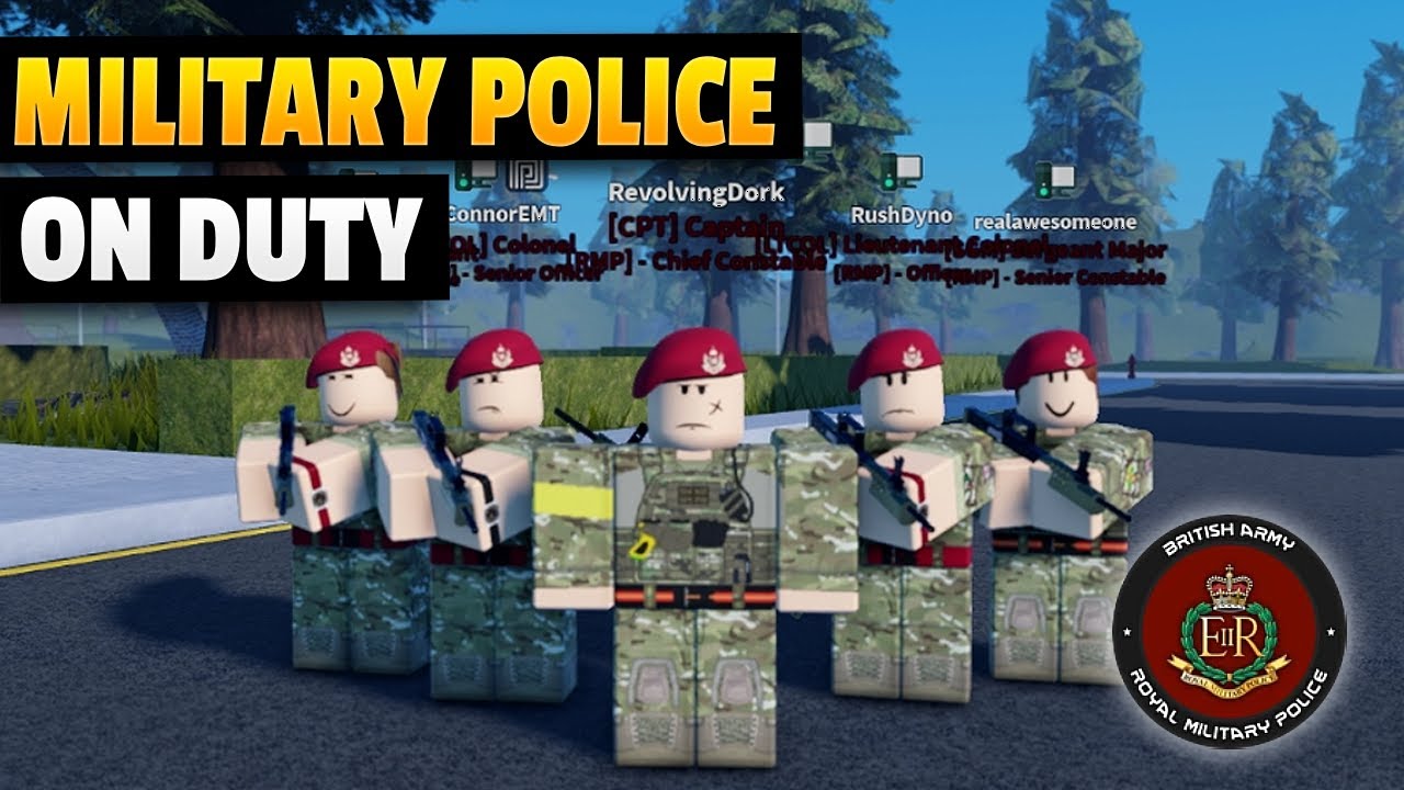 [ROBLOX] Day in the Life - Military Police - YouTube