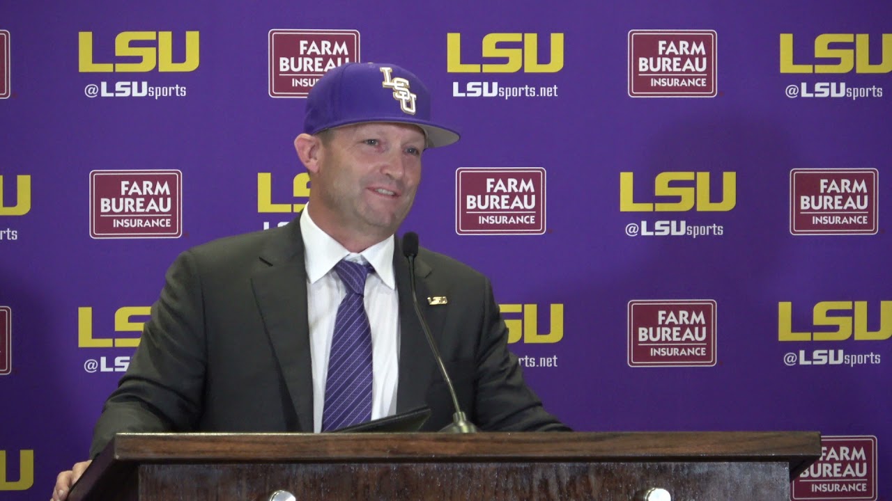 Jay Johnson introduced as new #LSU Baseball coach, FULL PRESS ...