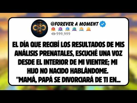 El día que recibí los resultados de mis análisis prenatales, escuché una voz desde el interior de...