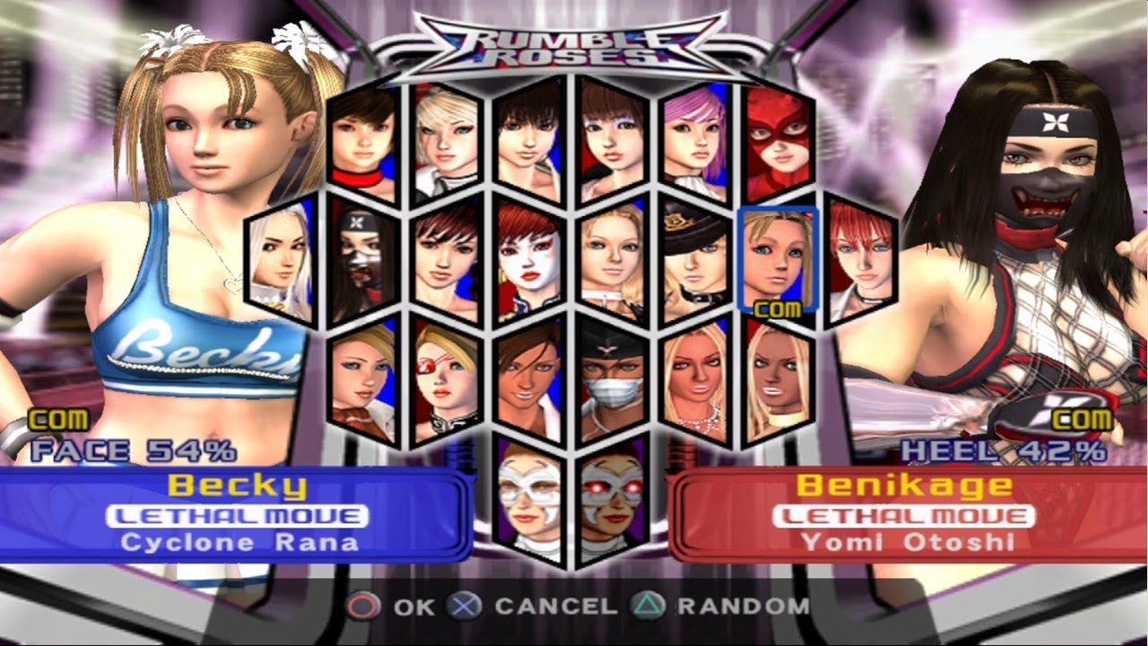 ランブルローズ ベッキー vs 紅影 OHM Rumble Rose Becky vs Benikage OHM - YouTube