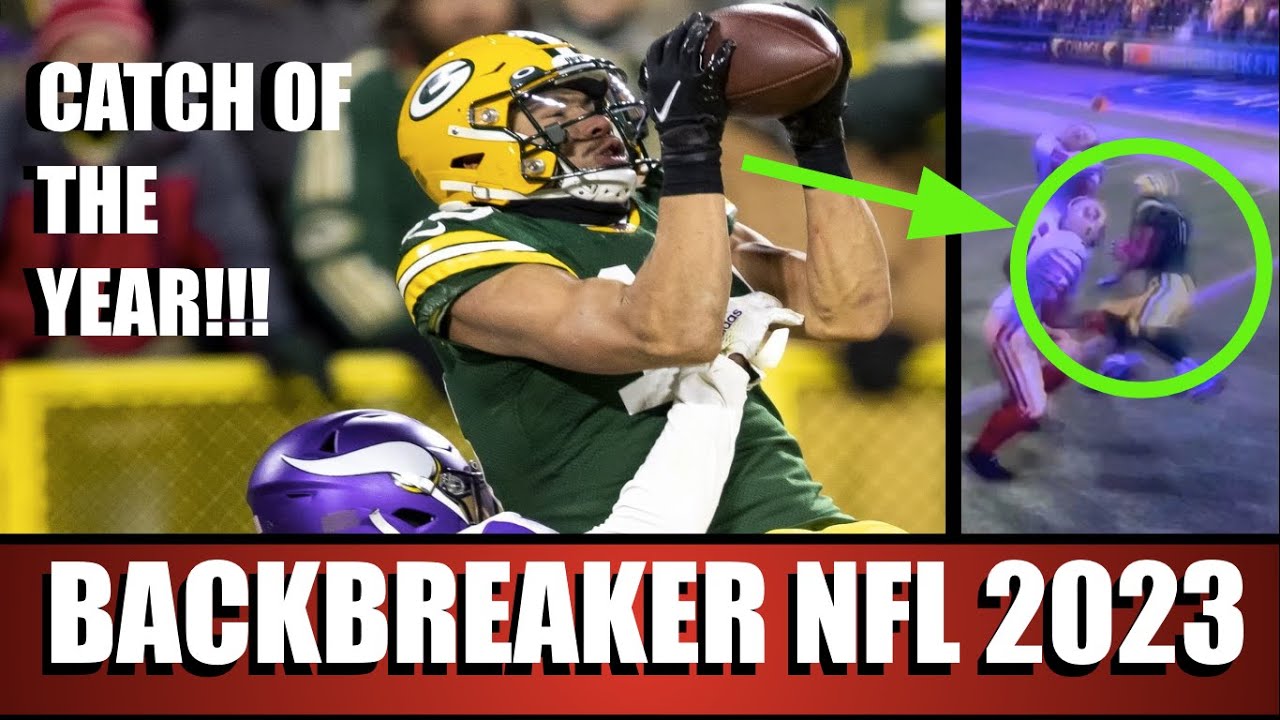 CATCH OF THE YEAR?!?! LAZARD MOSSES TWO DEFENDERS | Backbreaker NFL ...