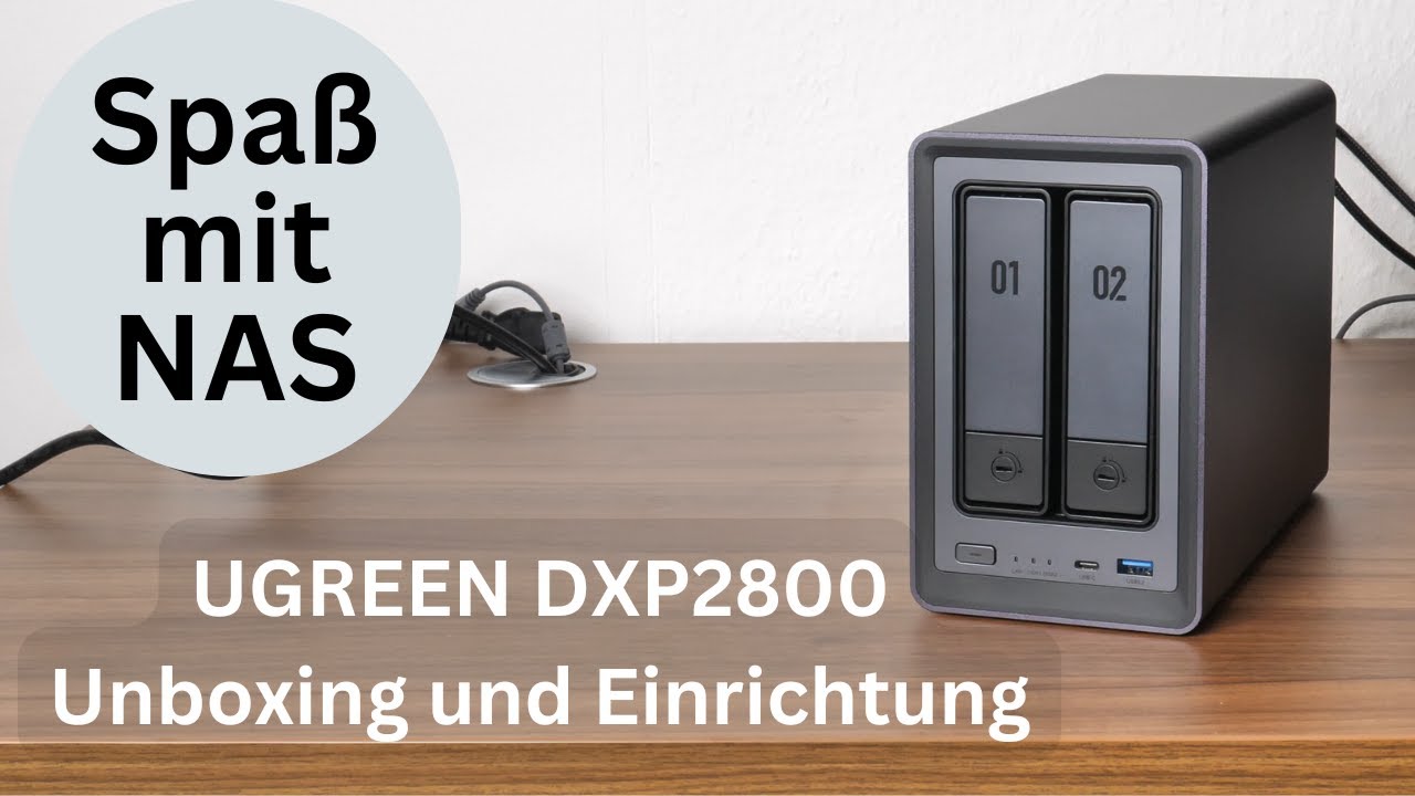 UGREEN NASync DXP2800 Unboxing, SSD/HDD/NVMe/RAM Installation + Software Setup /moschuss.de ...