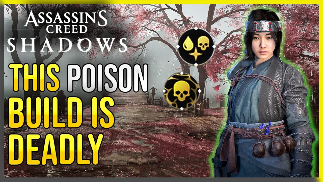 Assassins Creed Shadows - Naoe Poison Build Is Deadly & Powerful - YouTube
