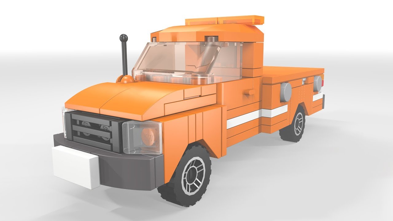 Custom LEGO Light Duty Maintenance Truck Instructions! - YouTube