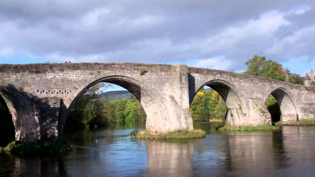 Old Stirling Bridge River Forth Stirling Scotland - YouTube