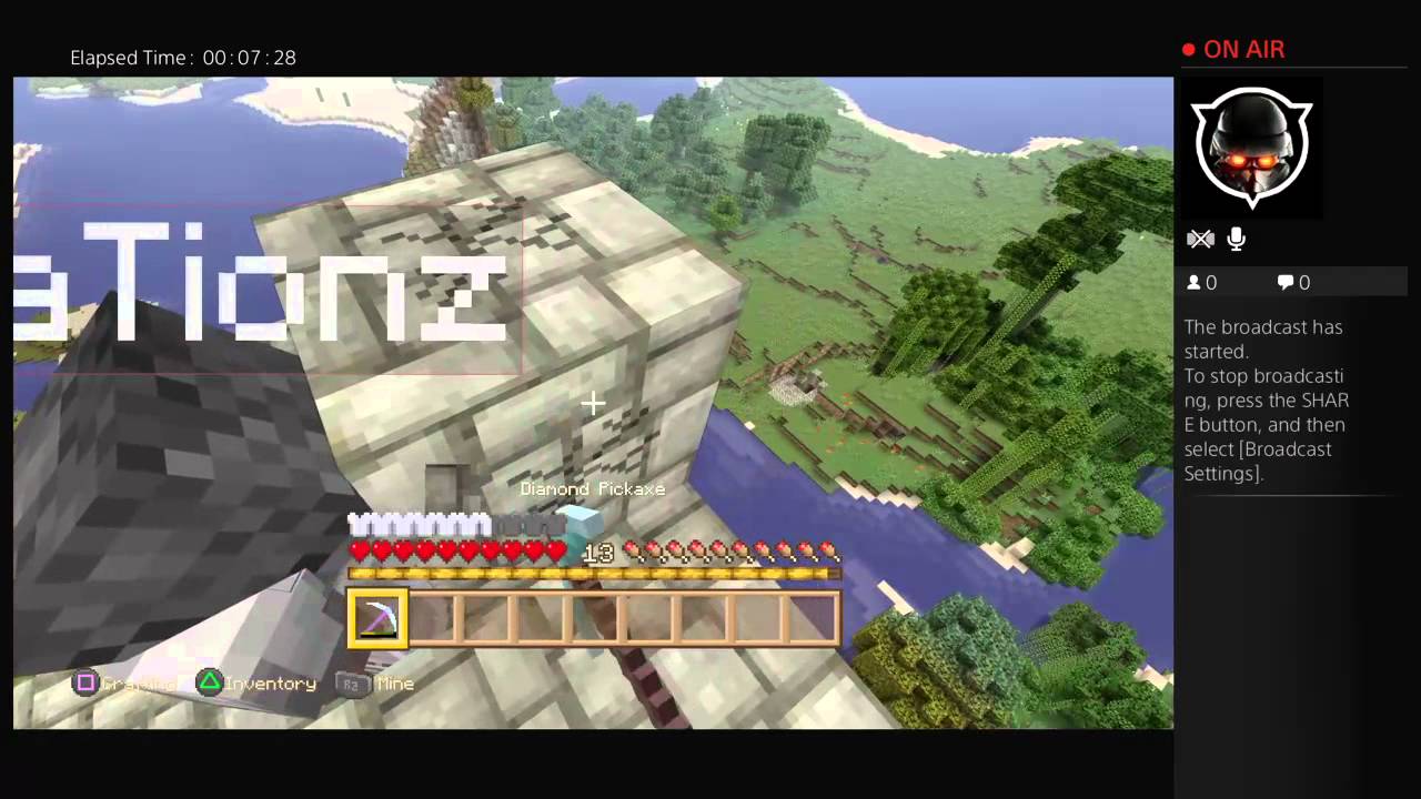 Minecraft with the crew - YouTube
