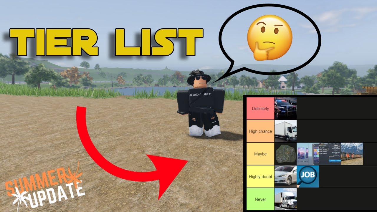 ERLC Summer 2023 TIER LIST! What could be added?? - YouTube